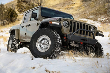 2024 Jeep Gladiator - KMC AZTEC - Machined | Wheel Pros